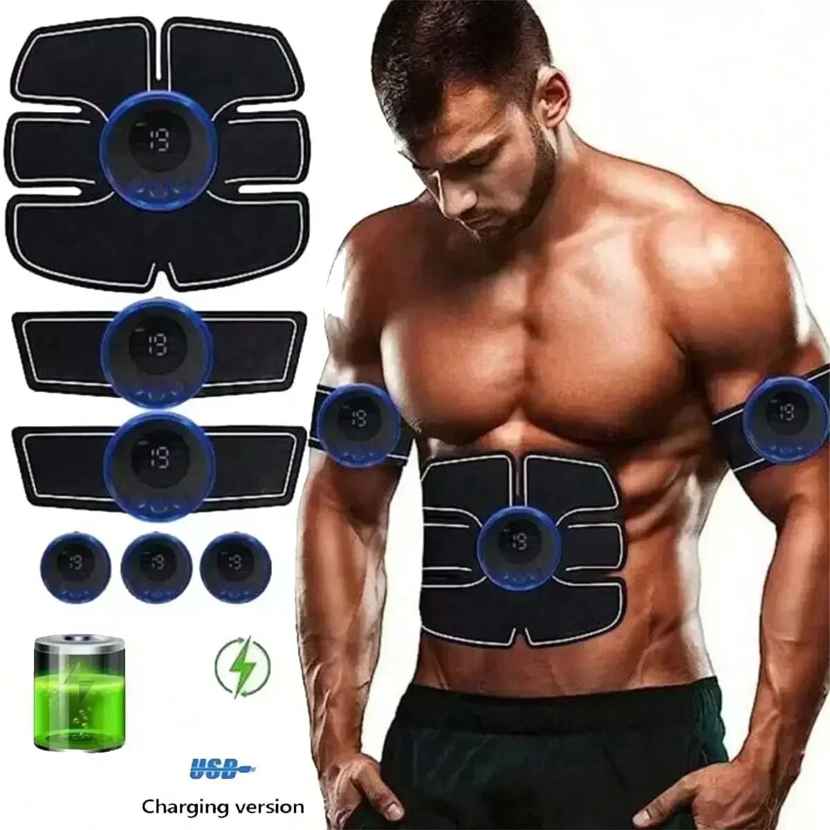 Rechargeable Abs Stimulator Muscle Trainer | Inspire Uplift