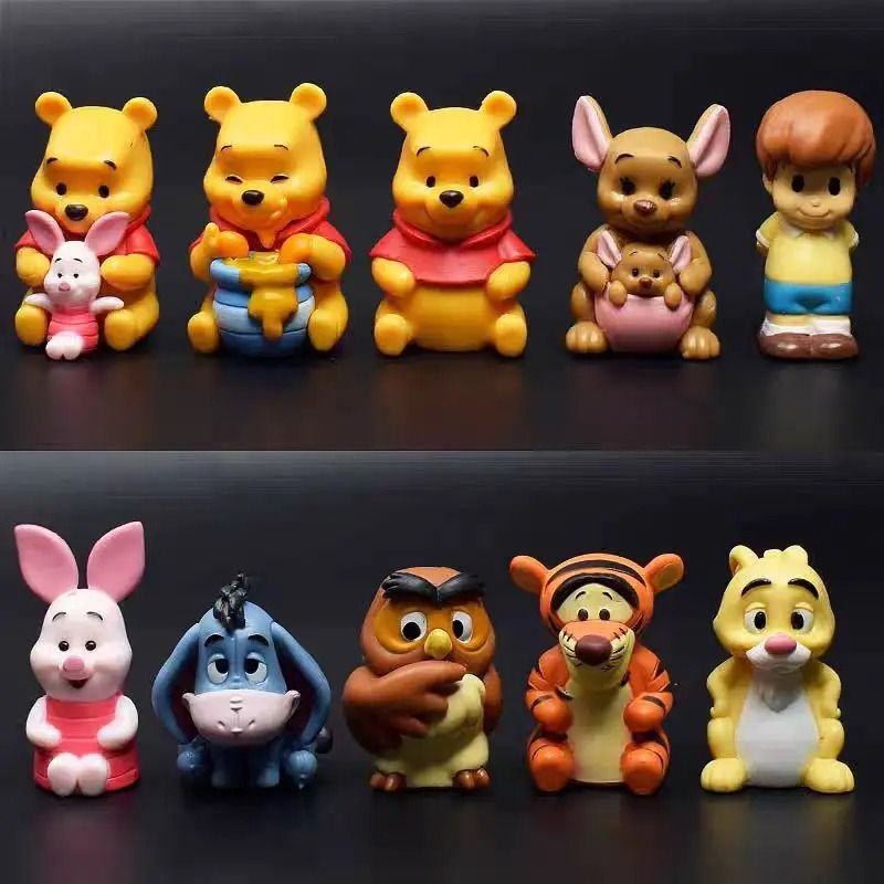 Cartoon Character Figure Set 10 Pieces for Kids | Inspire Uplift