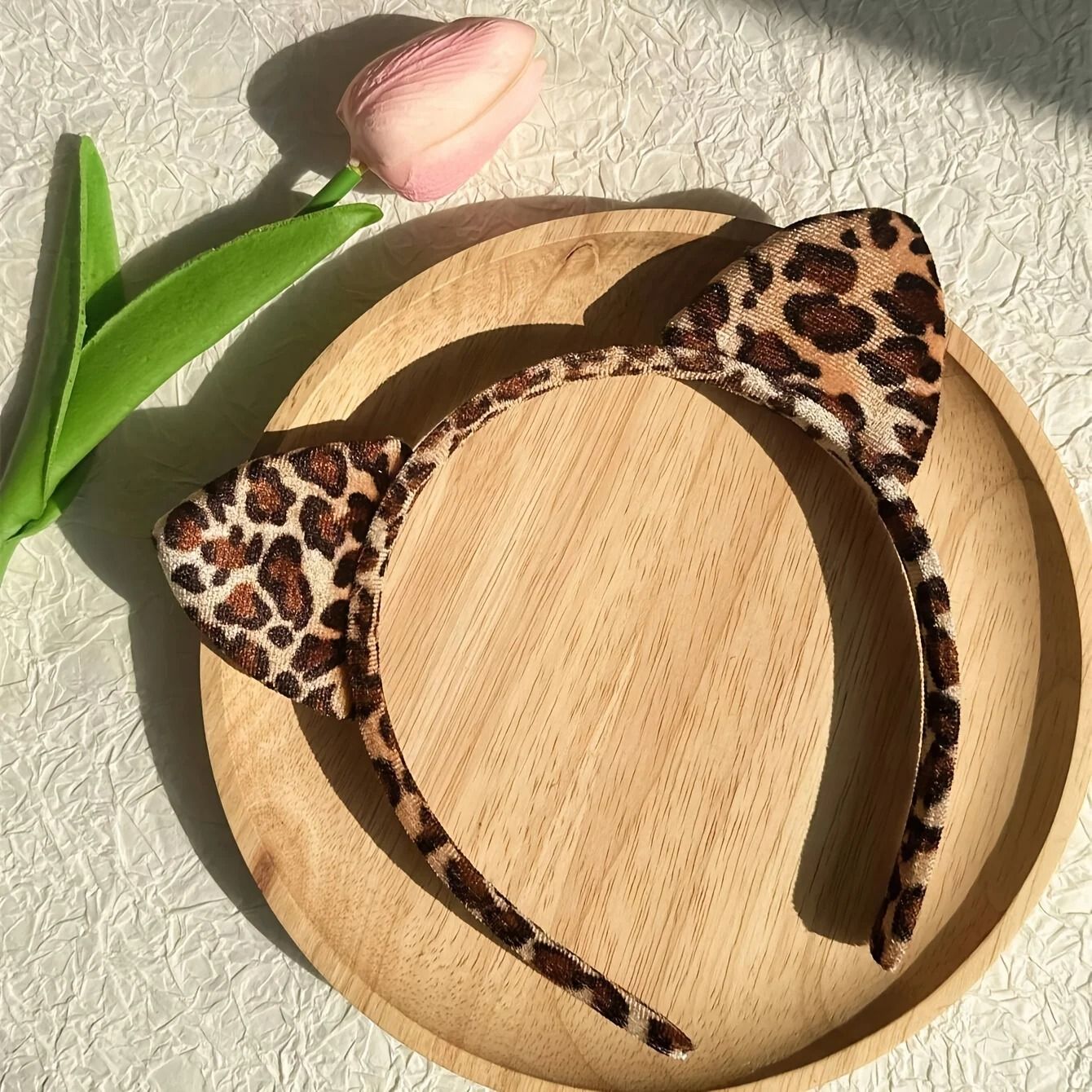 Leopard Print Cat Ear Headband | Inspire Uplift