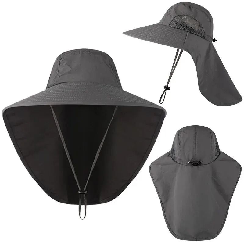 Wide Brim Sun Defender Hat with Cooling Neck Flap for Outdoo | Inspire ...