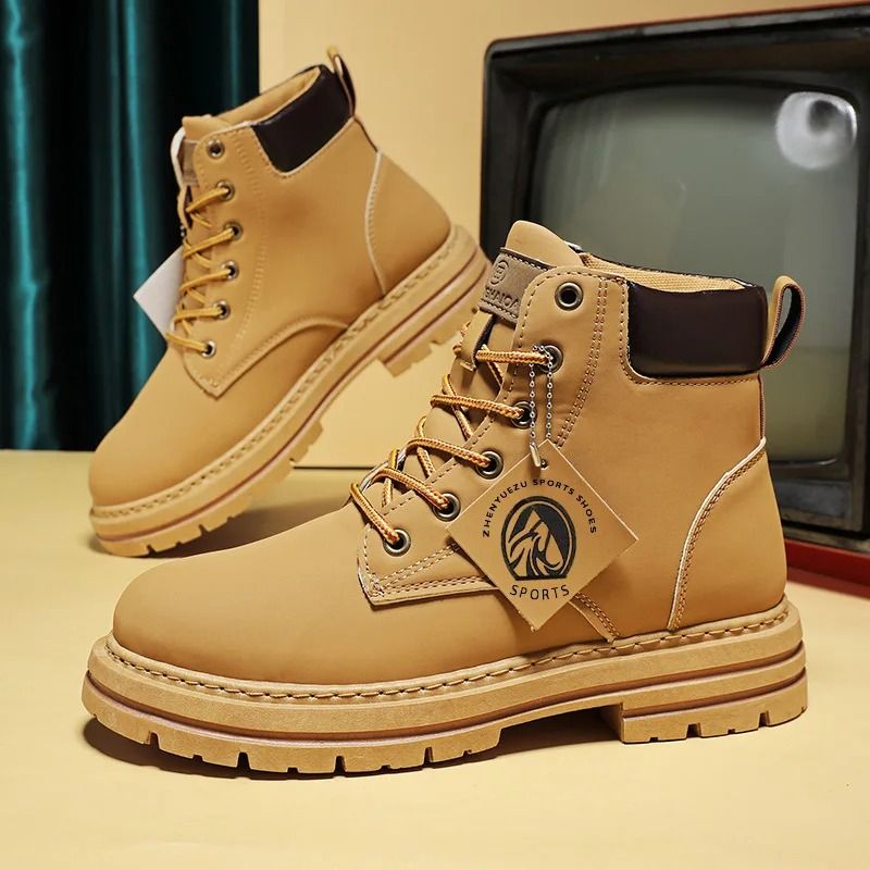Step out in style and comfort with these men high top leathe | Inspire ...