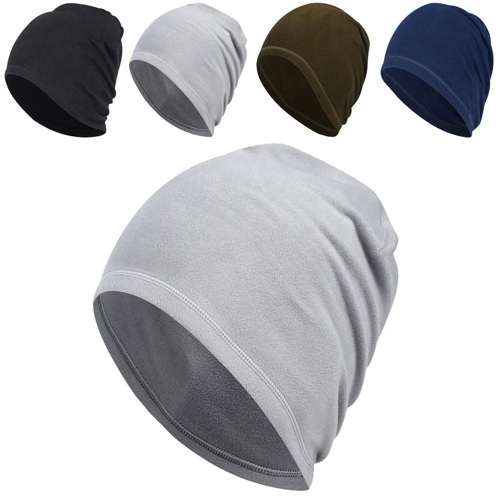 Winter Thermal Fleece Skull Cap Windproof Running Skiing and | Inspire ...