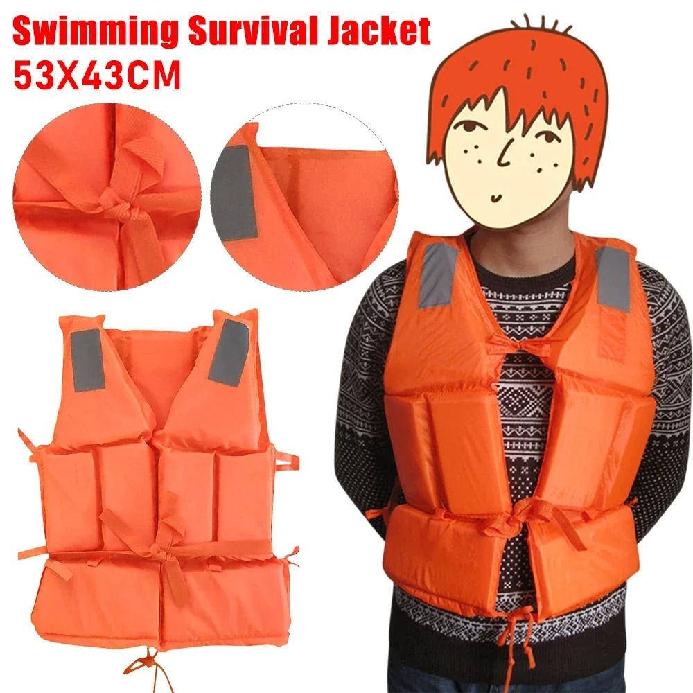 Adult Safety Life Vest with Whistle for Swimming and Water S | Inspire ...
