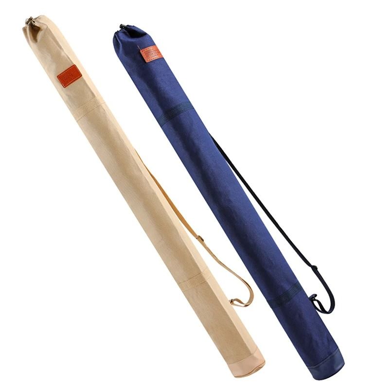 Portable Waterproof Canvas Fishing Rod Bag with Shoulder Str | Inspire ...