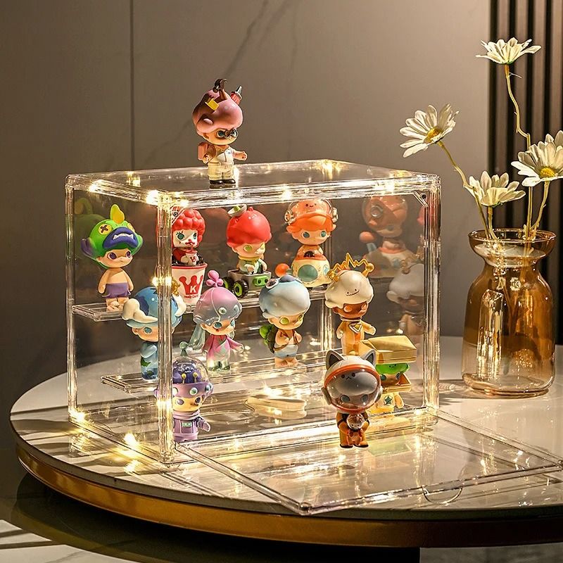 Clear Acrylic Foldable Figure Display and Blind Box Organize | Inspire ...