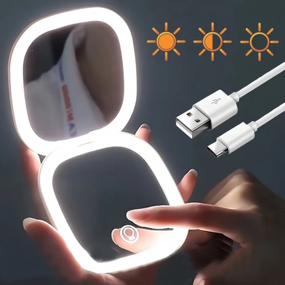 Precision Double Sided LED Folding Mirror Interface | Inspire Uplift