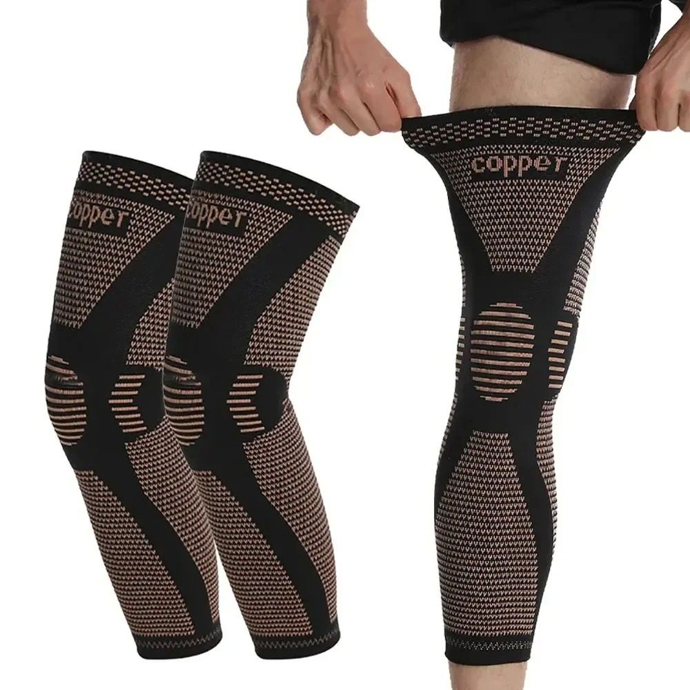 Copper Infused Full Leg Compression and Recovery Sleeve | Inspire Uplift