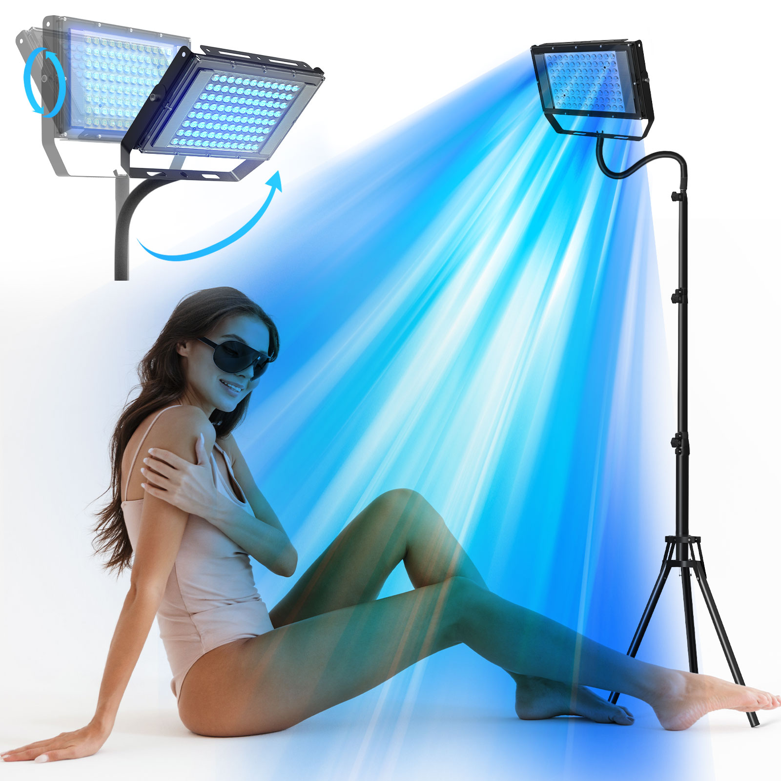 Ultraviolet Tanning Lamp Tripod 50W Solarium Skin Care | Inspire Uplift