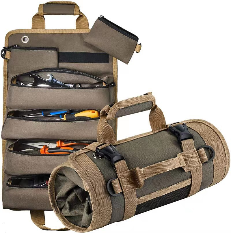 Multi-Function Roll-Up Tool Kit, Canvas Storage Bag | Inspire Uplift