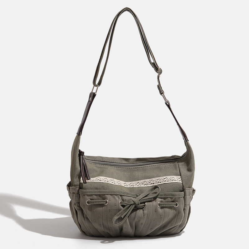 Aesthetic Denim Drawstring Handbag - New Designer Crossbody | Inspire ...