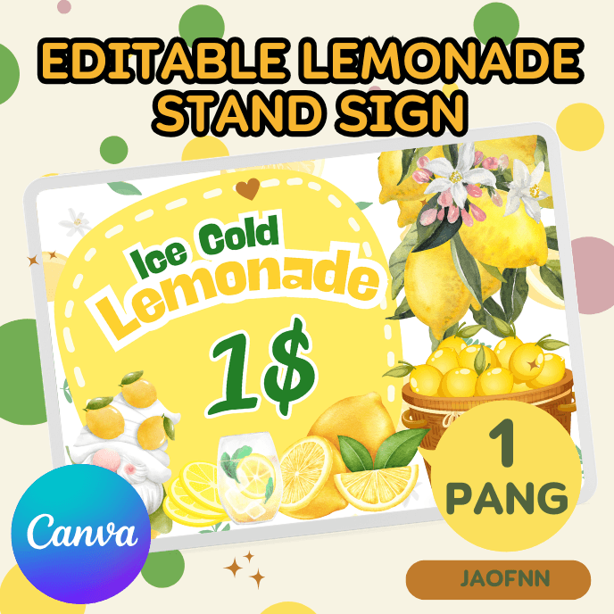 Editable Lemonade Stand Sign | Summer Dramatic Play & Math C | Inspire ...