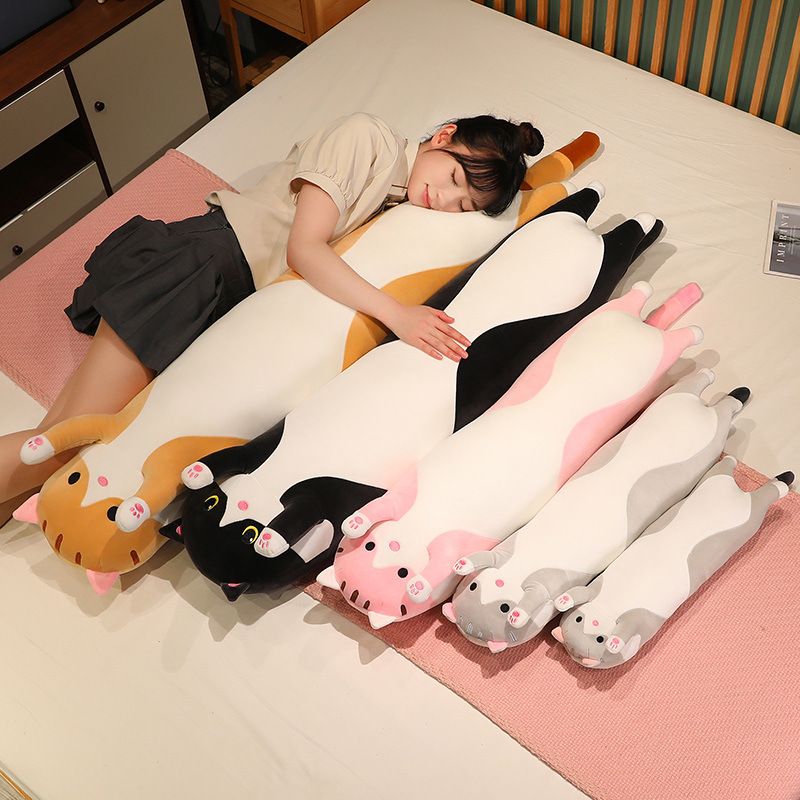Giant Long Cat Plush | Cute Squishy Body Pillow Gift for Gir | Inspire ...