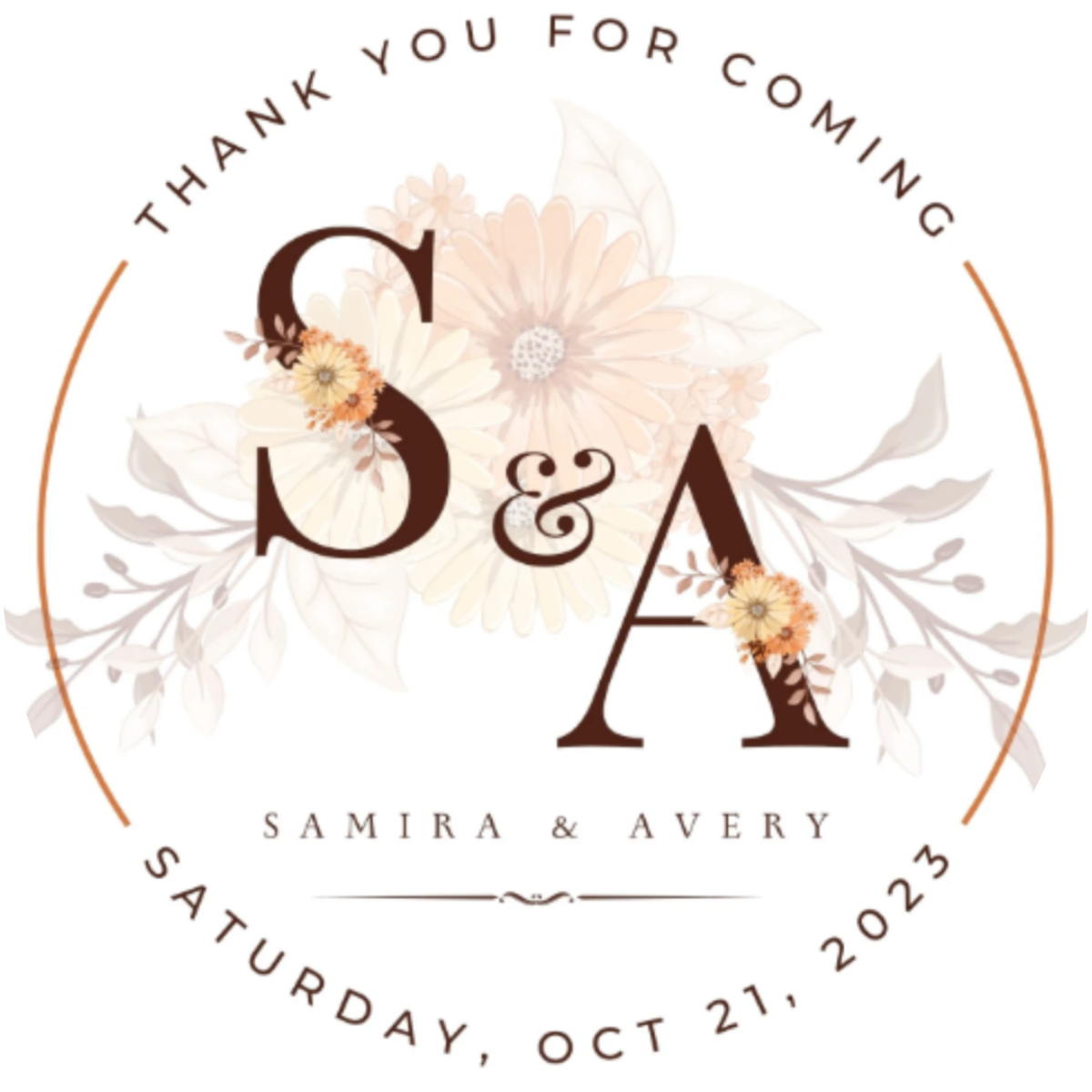 Custom Wedding Stickers and Invitation Seals | Party Labels | Inspire ...