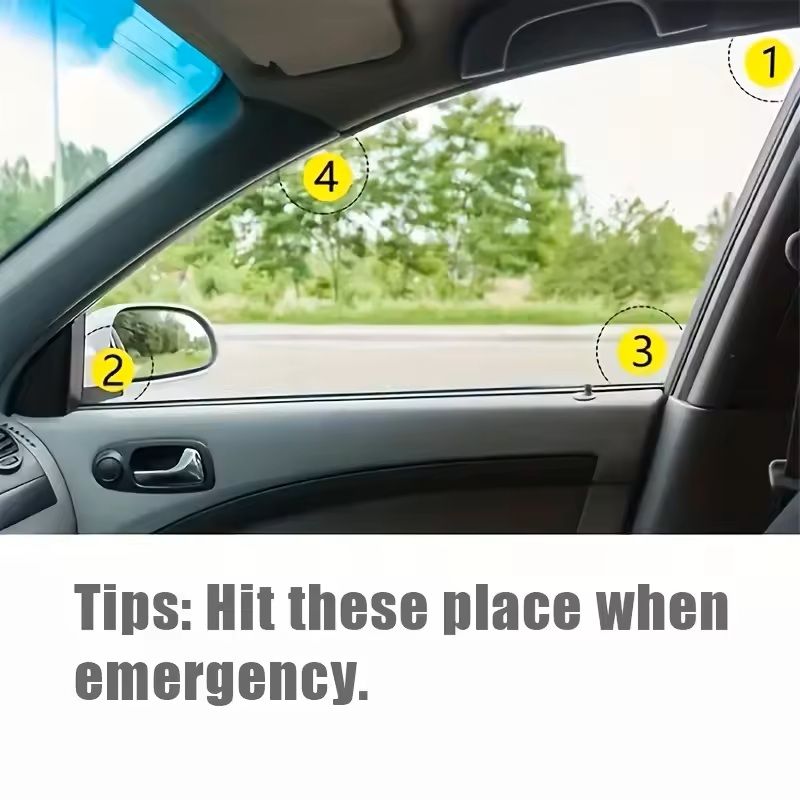 Steel Car Emergency Hammer with Belt Cutter Vehicle Safety E | Inspire ...