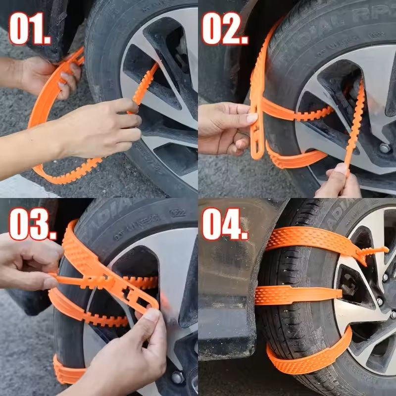 Plastic Snow Chains for Car Tires Anti-Slip Winter Wheel Cha | Inspire ...