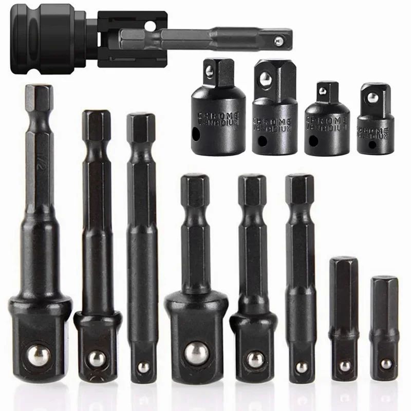 Impact Socket Adapter & Reducer Extension Set – Drill-to-Soc | Inspire ...