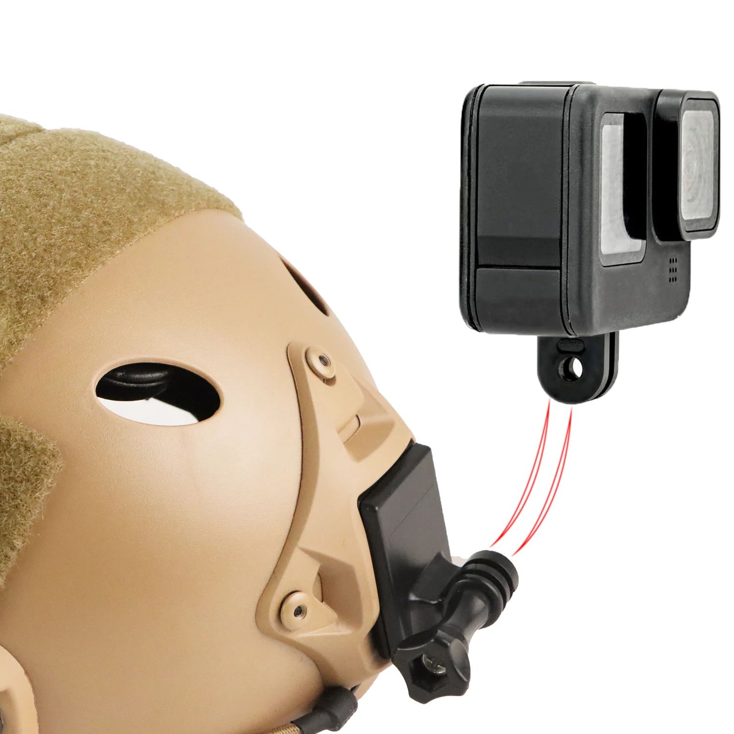 BOOIU Tactical NVG GoPro Helmet Mount for FAST/MICH Helmets | Inspire ...