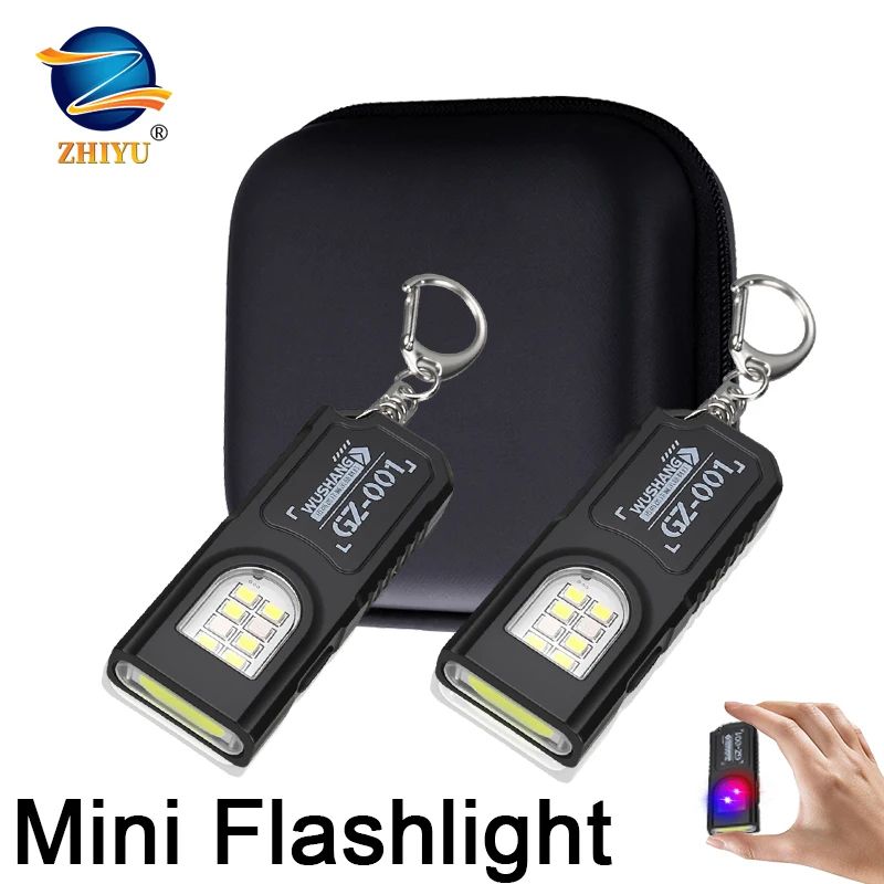 Mini COB LED Keychain Flashlight USB Rechargeable – Waterpro | Inspire ...