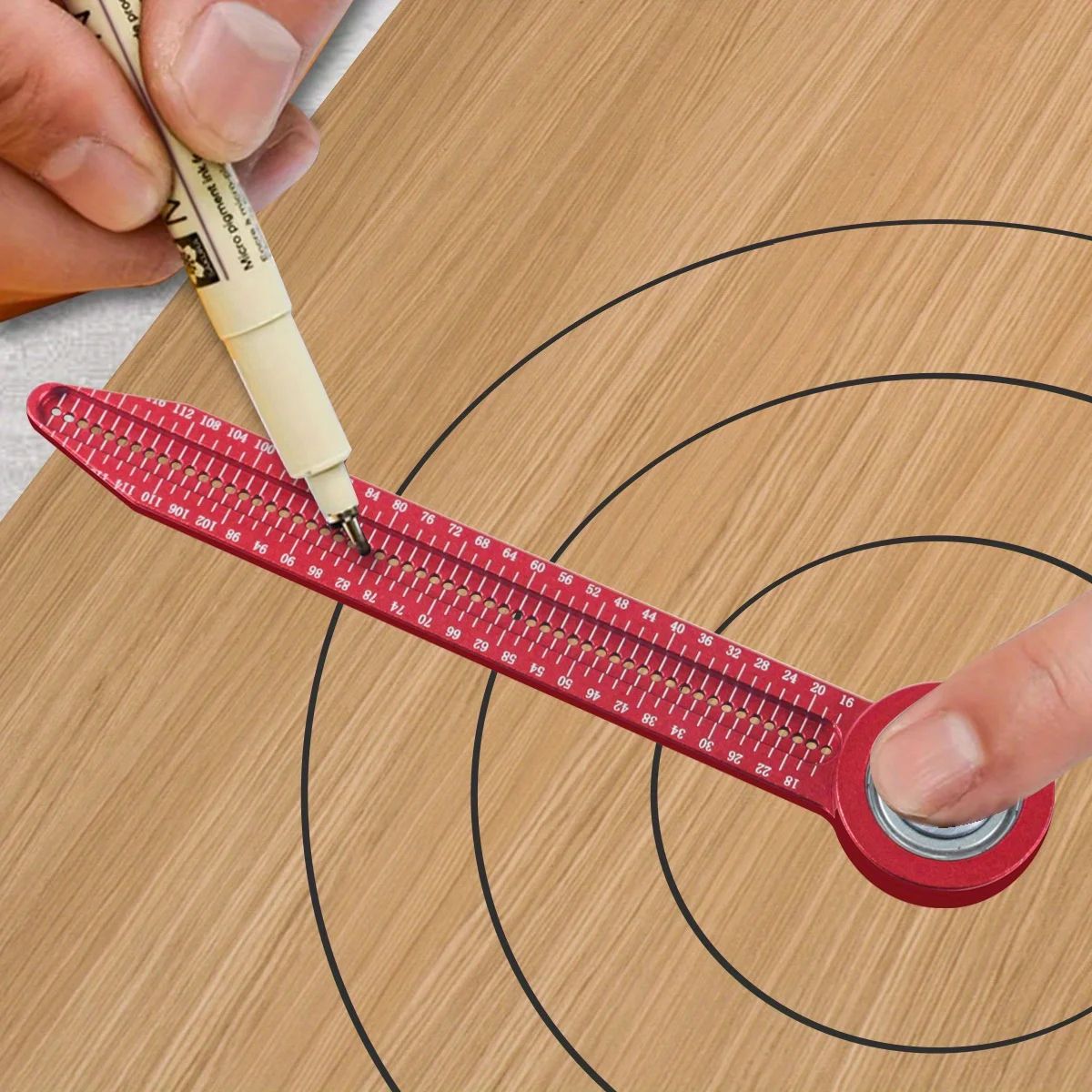Precision Woodworking Scribe Gauge Compass – Circular Drawin | Inspire ...