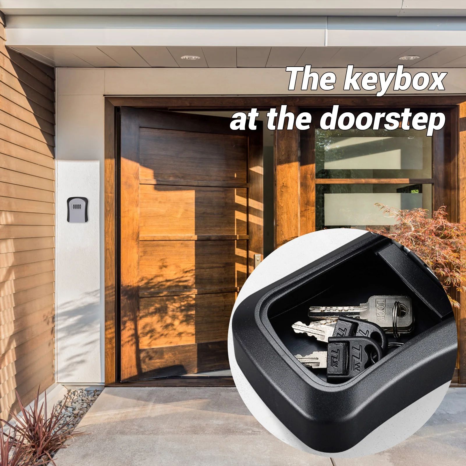 Wall Mount Key Lock Box with Combination Code – Secure Spare | Inspire ...