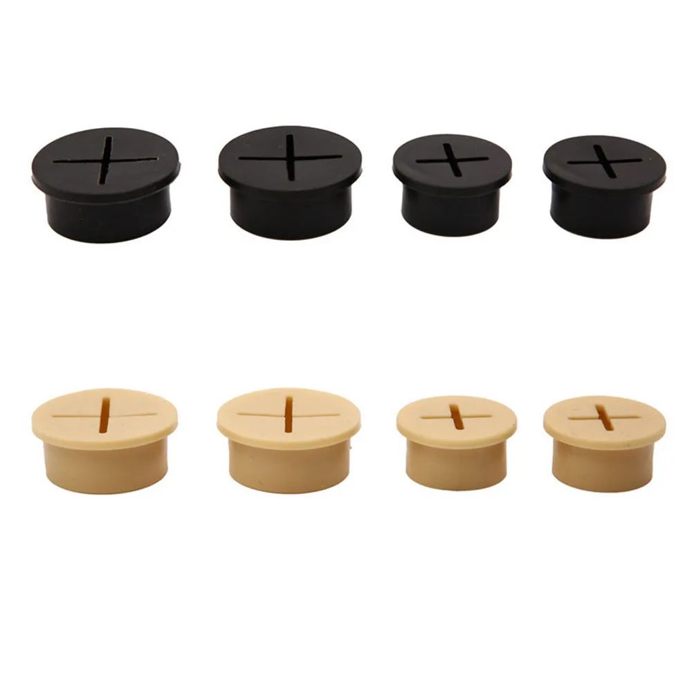 Flexible Silicone Cable Grommet Hole Cover for Desk Table TV | Inspire ...