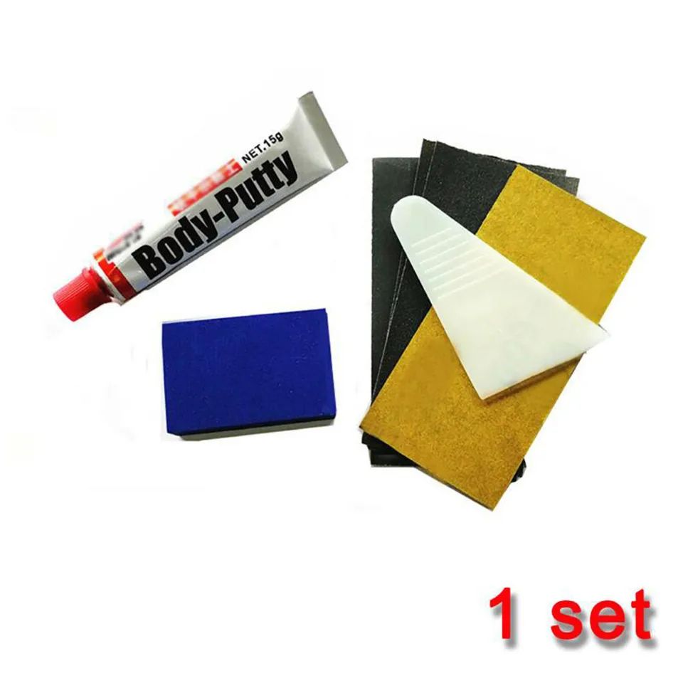 Car Body Putty Repair Kit with Scraper, Dent & Scratch Fille | Inspire ...
