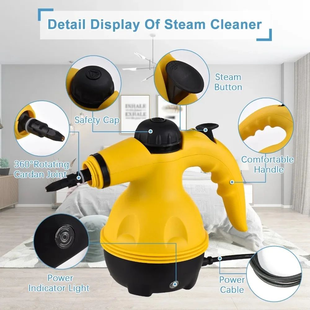 High-Temperature Handheld Steam Cleaner – Powerful Grease & | Inspire ...