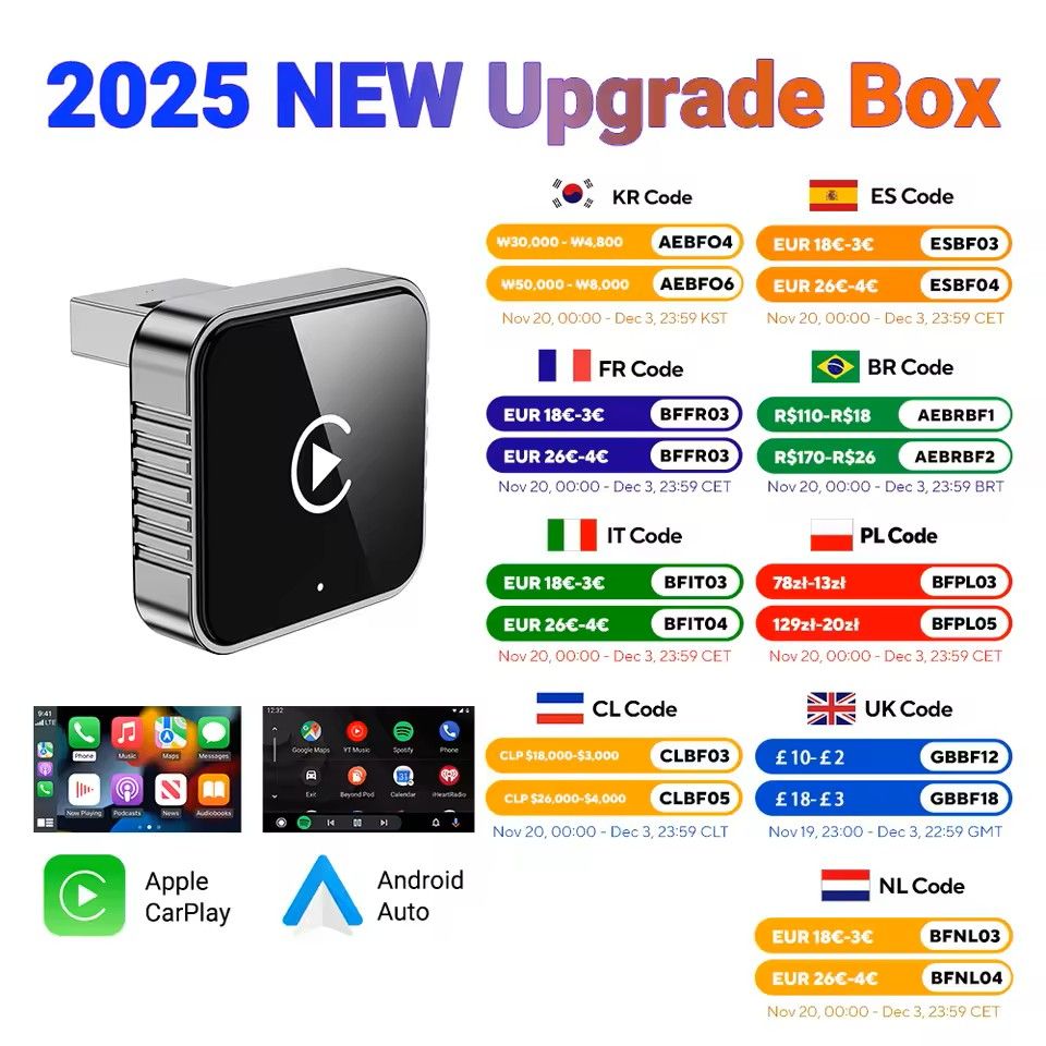 Super Mini CarPlay AI Box Wired to Wireless Adapter with And | Inspire ...