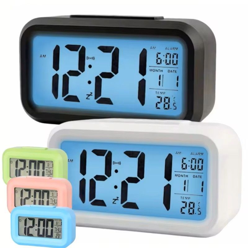 Smart Digital Alarm Clock with LCD Display and Temperature | Inspire Uplift