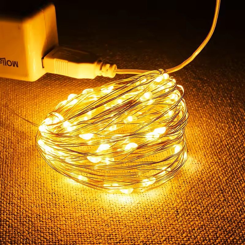 USB LED Silver Wire Fairy String Lights | Inspire Uplift