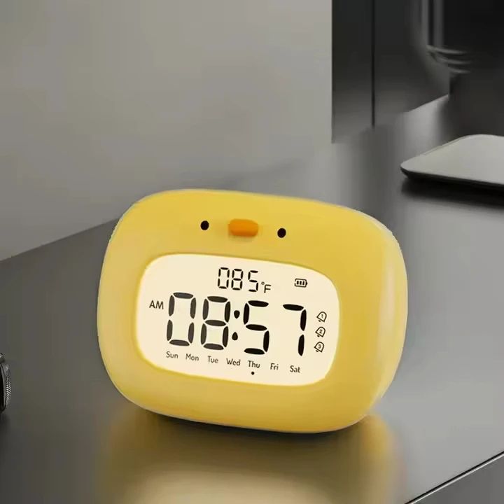 Cute Duck Digital Alarm Clock with Night Light & Timer – Bed | Inspire ...