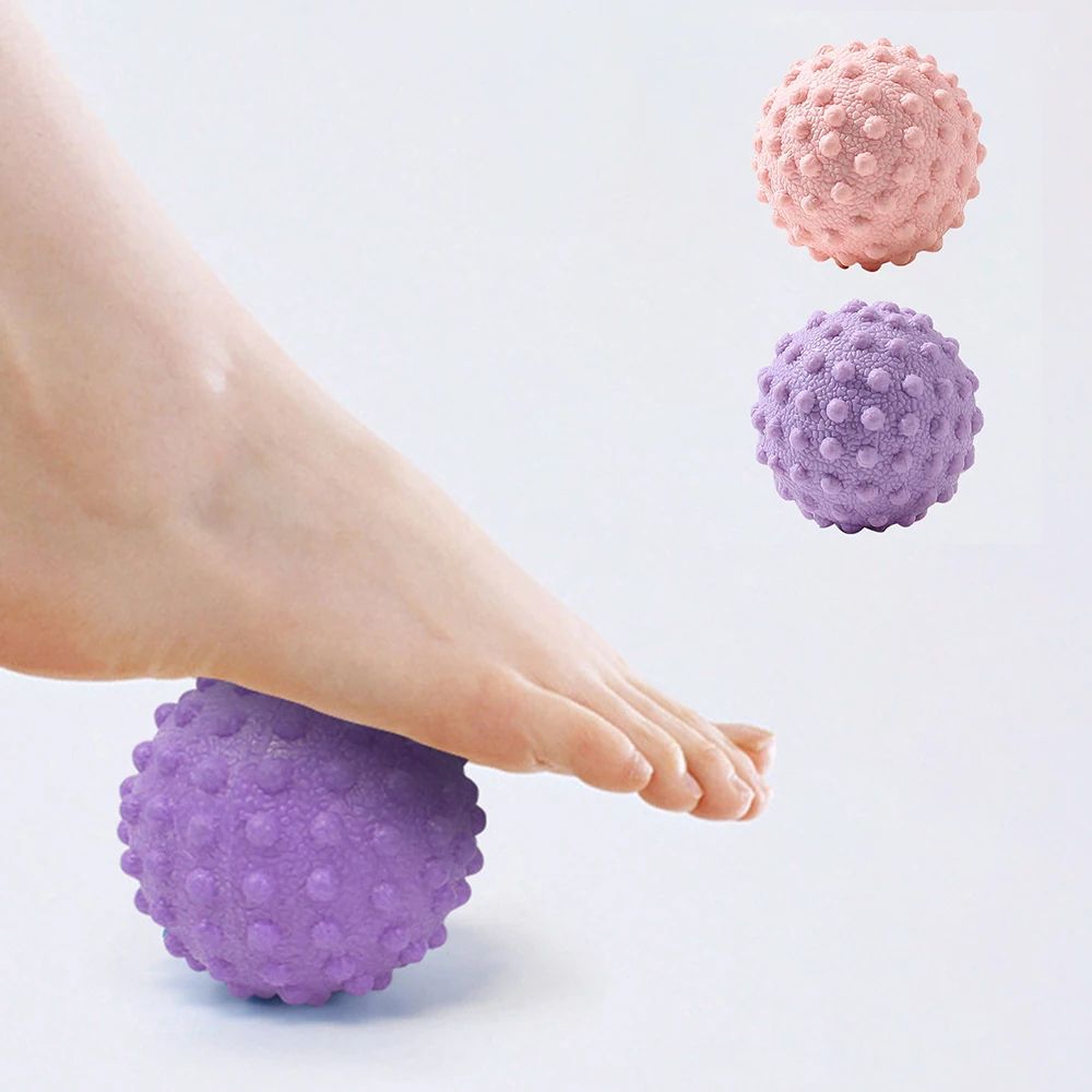 Raised Point Fascia Massage Ball – TPR Yoga Therapy Ball for | Inspire ...
