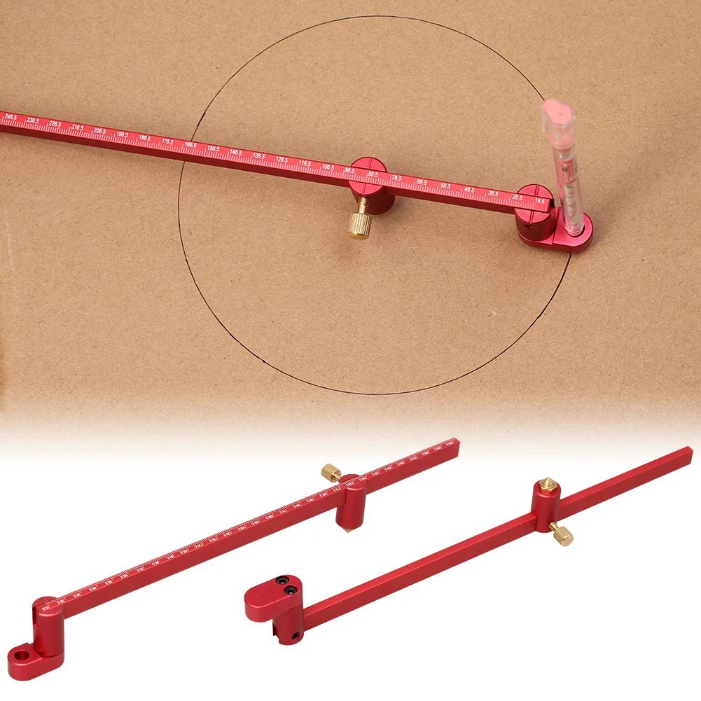 Woodworking Scribing Gauge Center Finder Ruler Aluminum Circ | Inspire ...