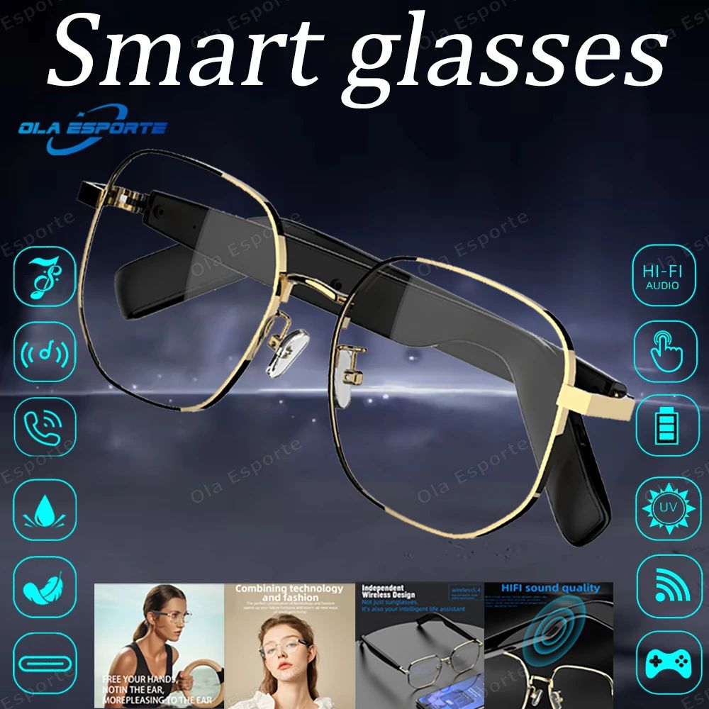 Bluetooth Audio Smart Glasses With Anti Blue Light Lenses | Inspire Uplift