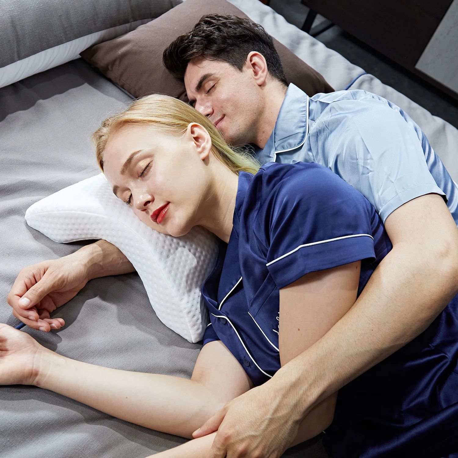 Memory Foam Arm Cuddle Sleeping Pillow | Inspire Uplift