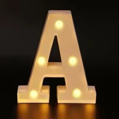 Radiant Letter & Number LED Decor Lamp – Personalized Home, | Inspire ...