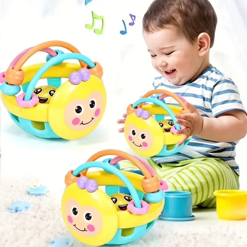 Bendy Baby Rattle Development Ball – Soft-Grip Sensory Learn | Inspire ...