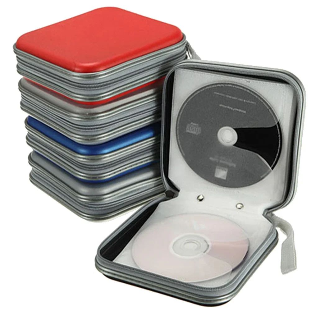 Portable EVA CD DVD Storage Case – 40 Capacity Zipper Organi | Inspire ...