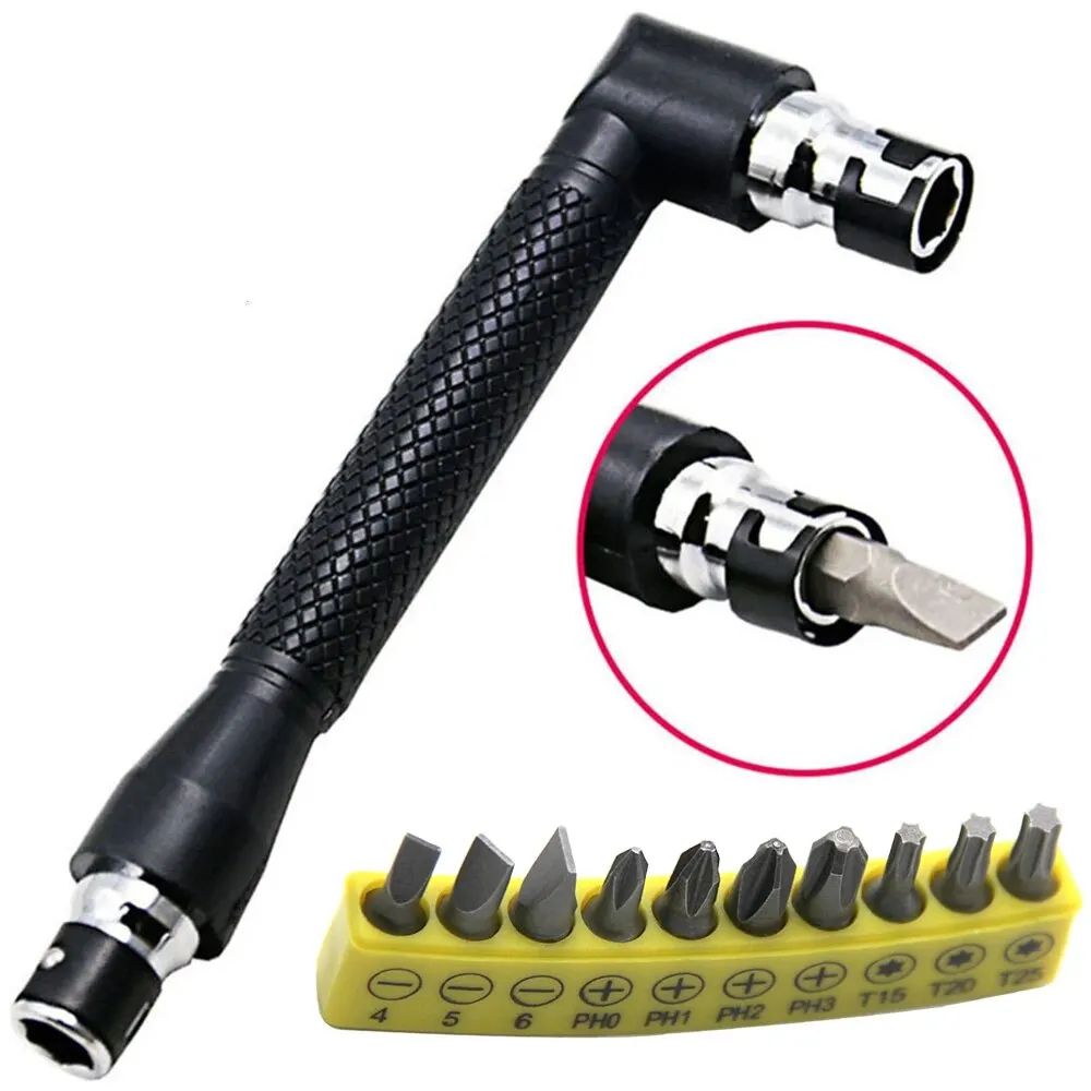 Premium 10 Piece L Shaped Hex Screwdriver Set With 1 4 90 De Inspire