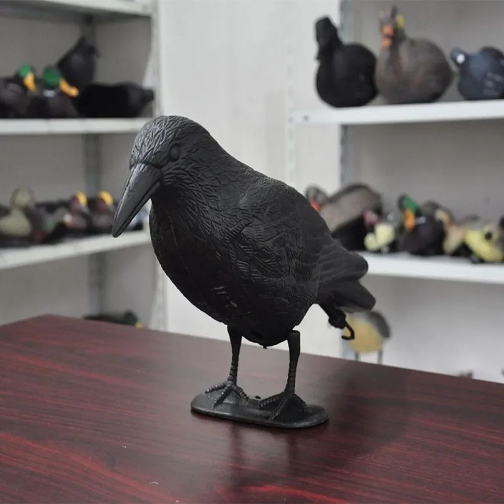 Realistic Black Raven Crow Decoy Bird Repellent for Garden a | Inspire ...