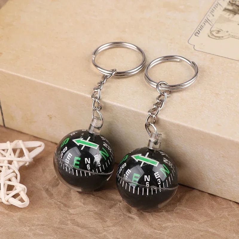 Emergency Compass Keychain – Mini Ball Survival Compass for | Inspire ...