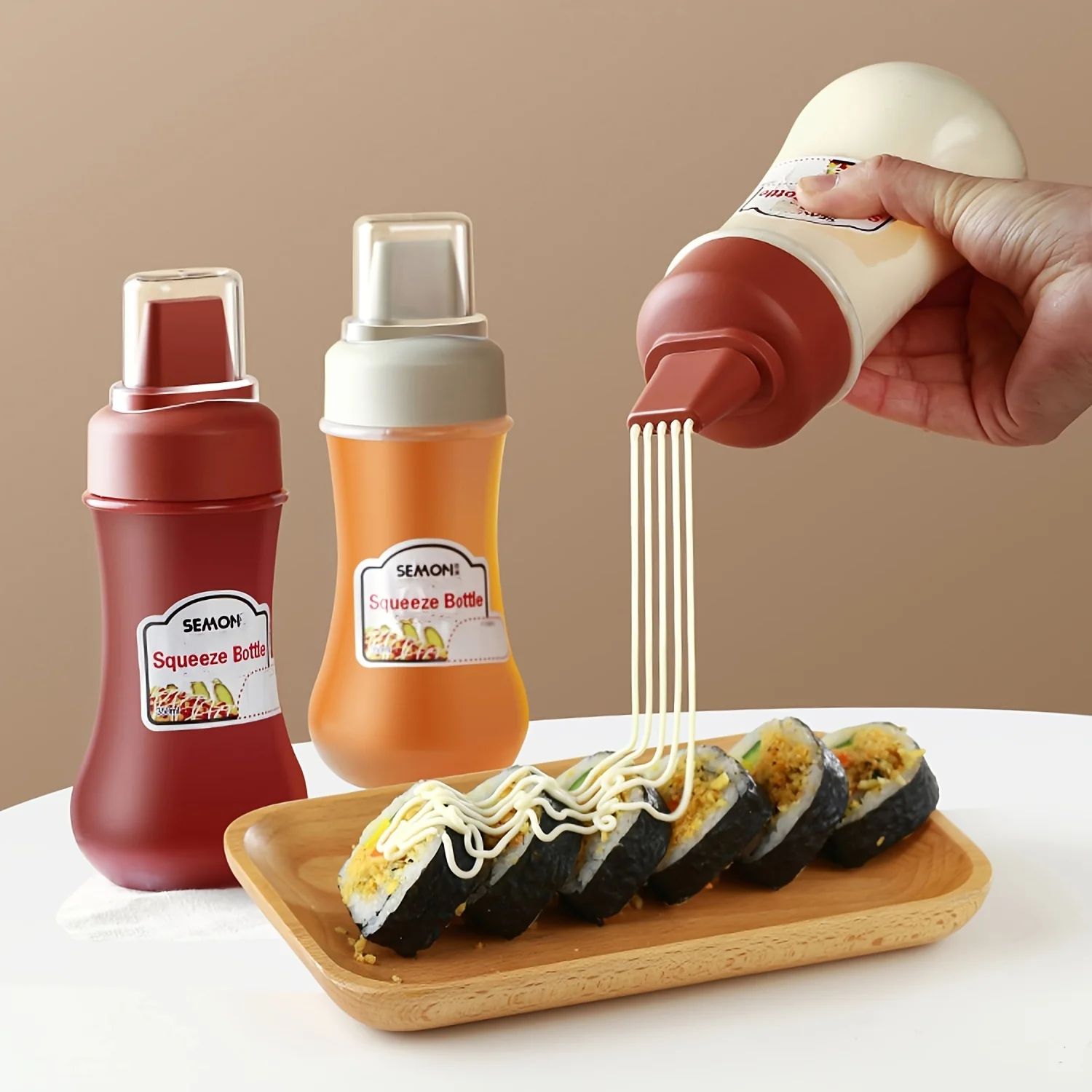 Precision-Control Squeeze Sauce Bottle | Leak-Resistant Cond | Inspire ...