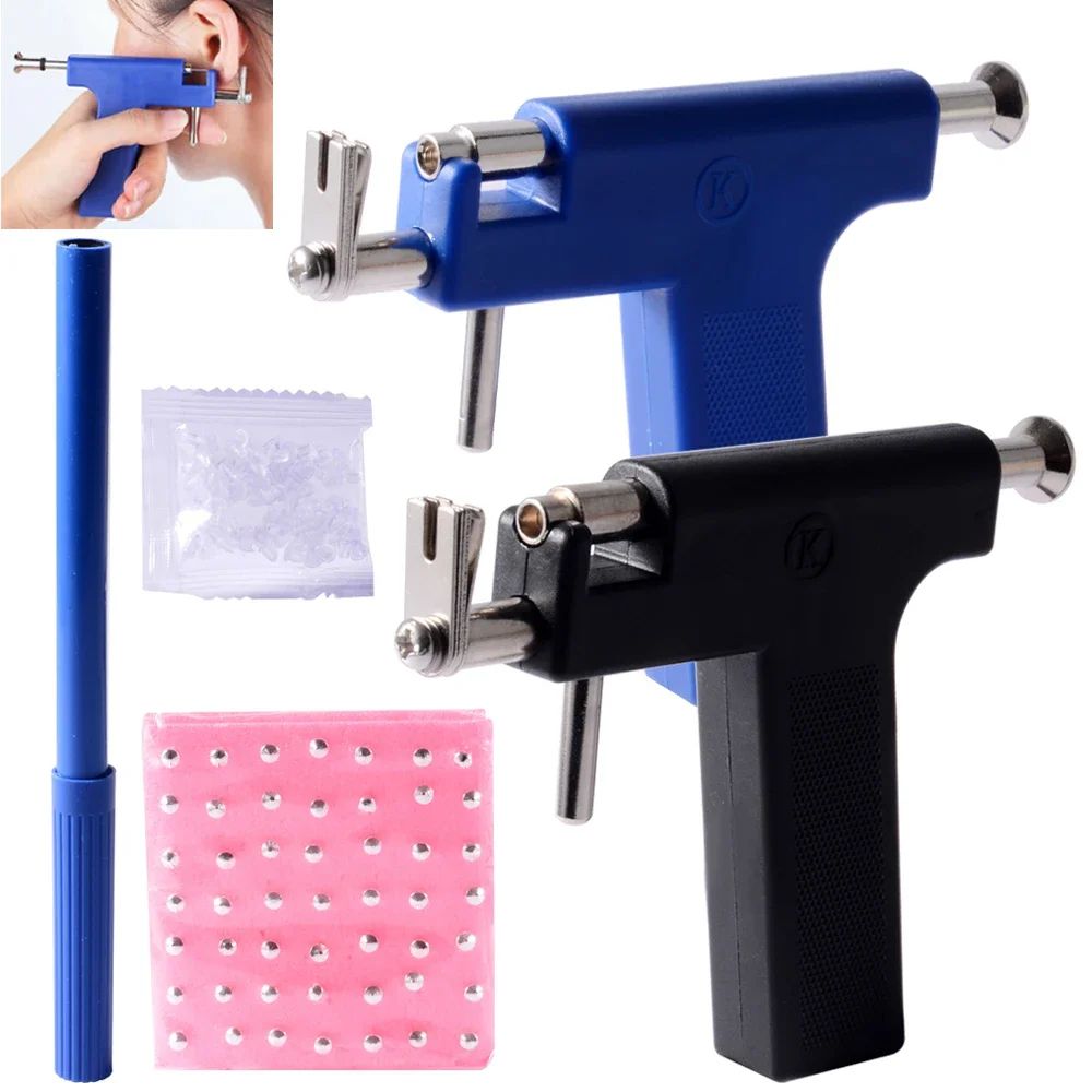 Professional Ear Piercing Gun Tool Set with 98pcs Stainless | Inspire ...
