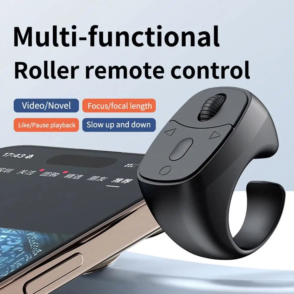 Bluetooth 5.3 Bluetooth ring remote Scrolling & Selfie Click | Inspire ...