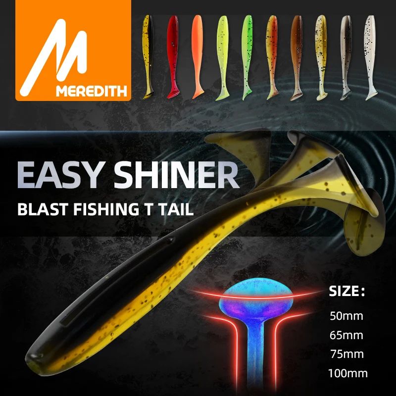 MEREDITH Easy Shiner soft plastic fishing lures (10-Pack) Pa | Inspire ...