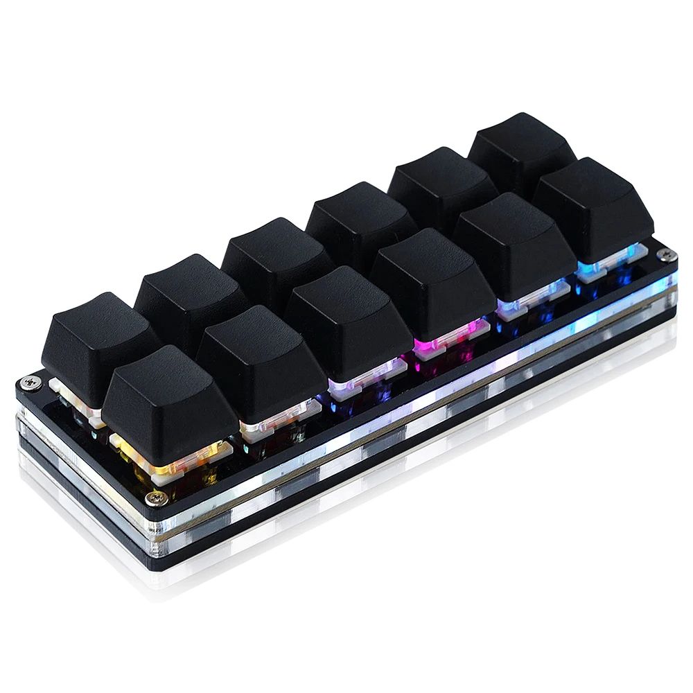 Mini Mechanical Gaming Keypad – 12-Key Programmable One-Hand | Inspire ...