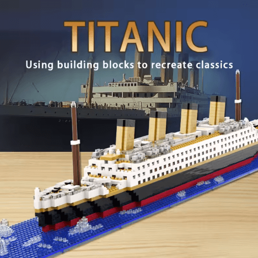 Micro Particle Building Block Titanic Cruise Ship Model Gian | Inspire ...
