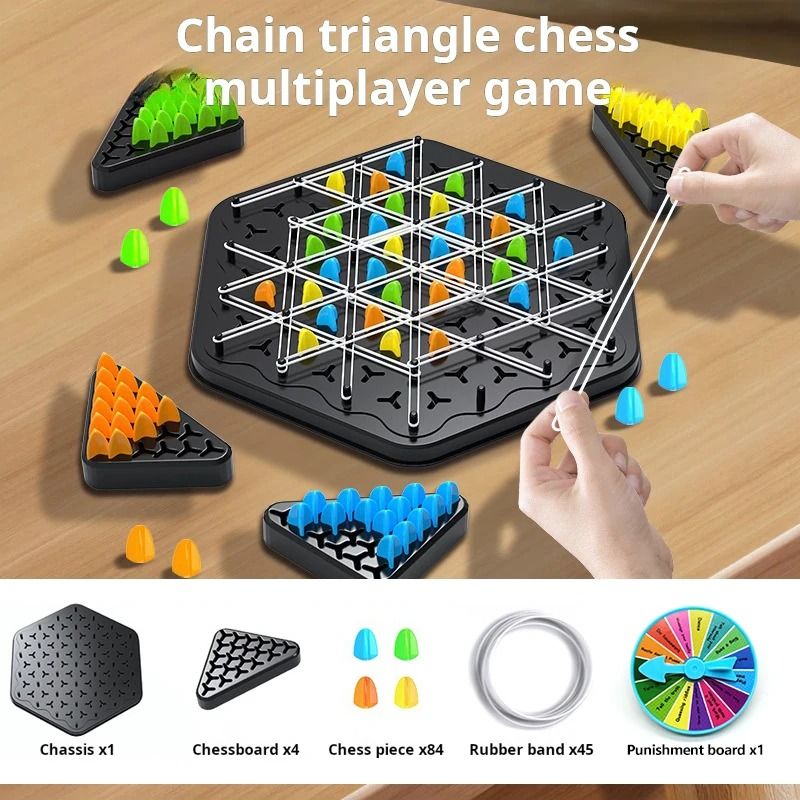 Triggle Triangle Strategy Board Game for Family Play | Inspire Uplift