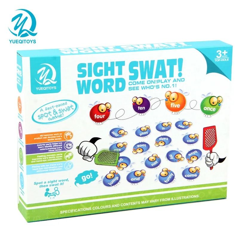 Crazy Fly Swatter Vocabulary Board Game for Kids | Inspire Uplift