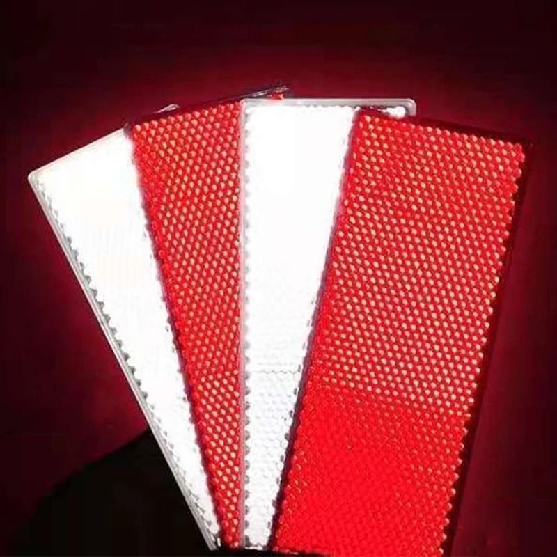 Truck Trailer Reflective Rectangle Safety Plates Adhesive Wa | Inspire ...